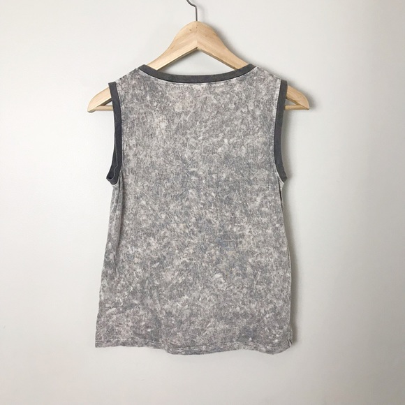 Vintage | Tops | Vintage Style Acdc Graphic Acid Wash Tank S | Poshmark
